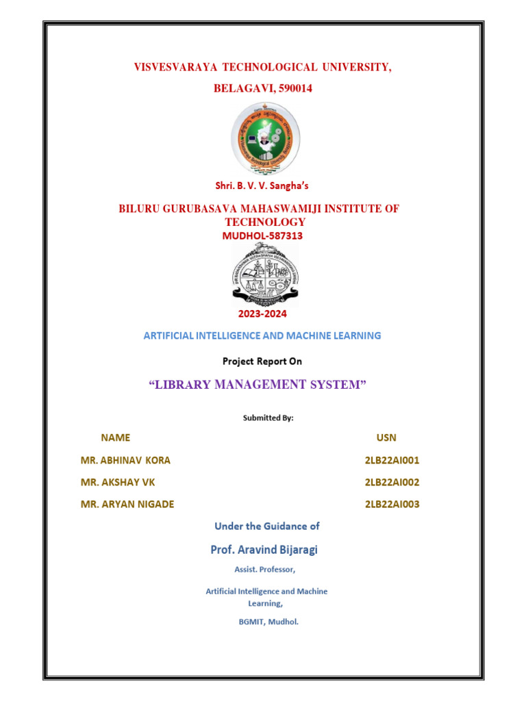 Library Mangement System | PDF | Libraries | Databases