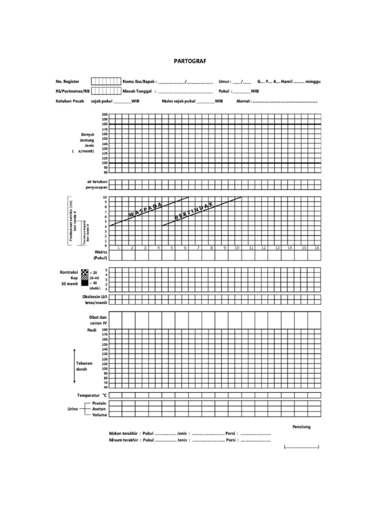 Partograf | PDF