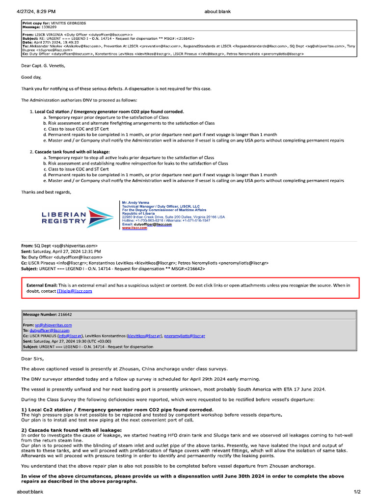 Liscr Response | PDF