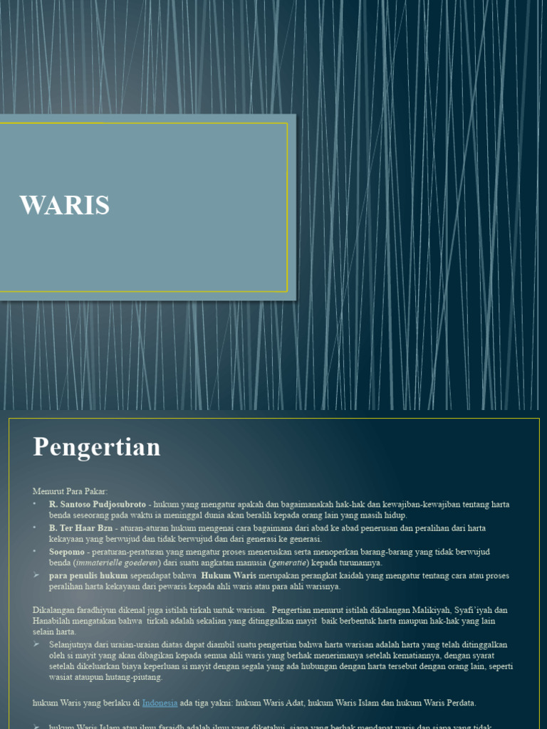 Fiqih - Waris | PDF