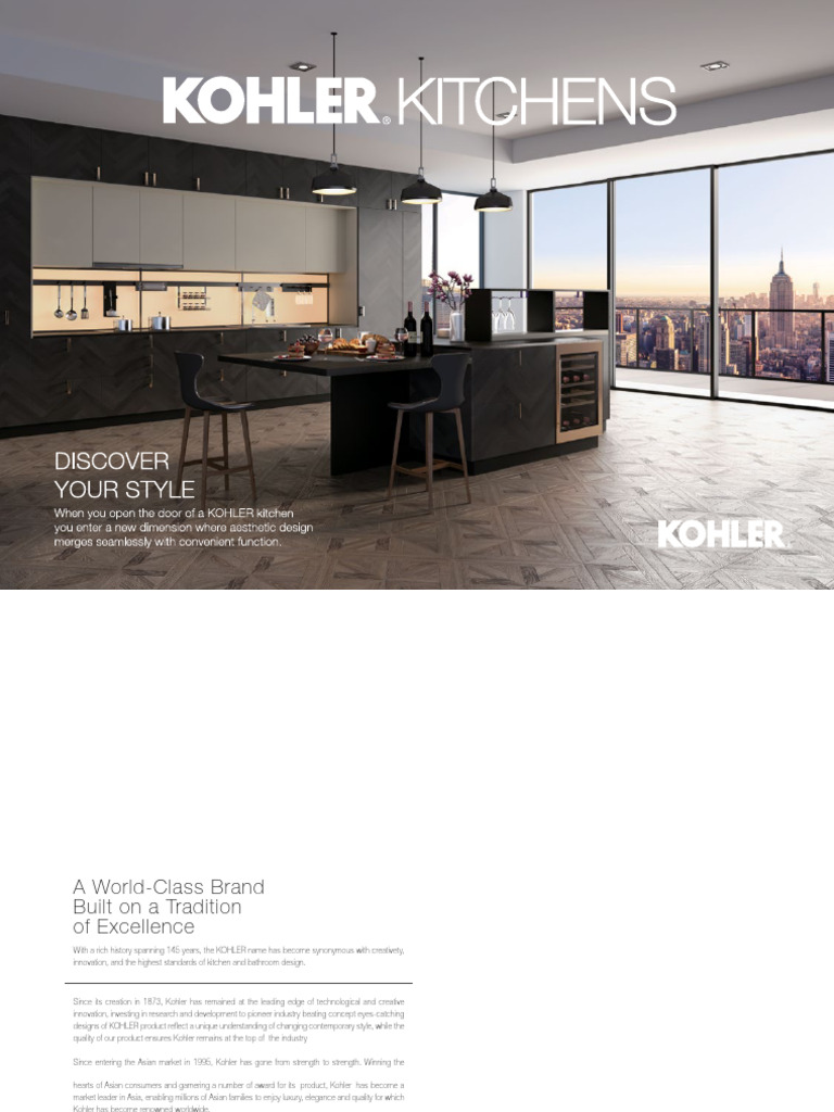2022 Kohler Kitchens Catalogue Single Page 150ppi | PDF | Kitchen ...