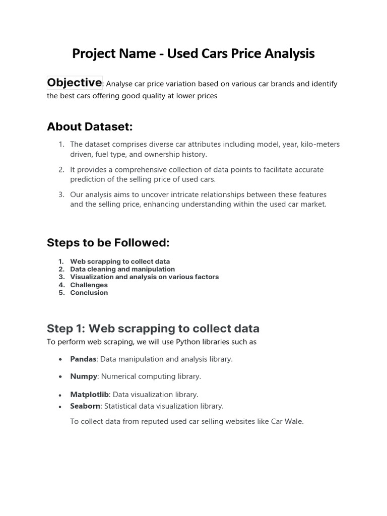 Data Analytics Project PDF | Download Free PDF | Data | Computing