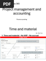 WIP Accounting For T&M Project in D365 F&O PMA Module | PDF | Debits ...
