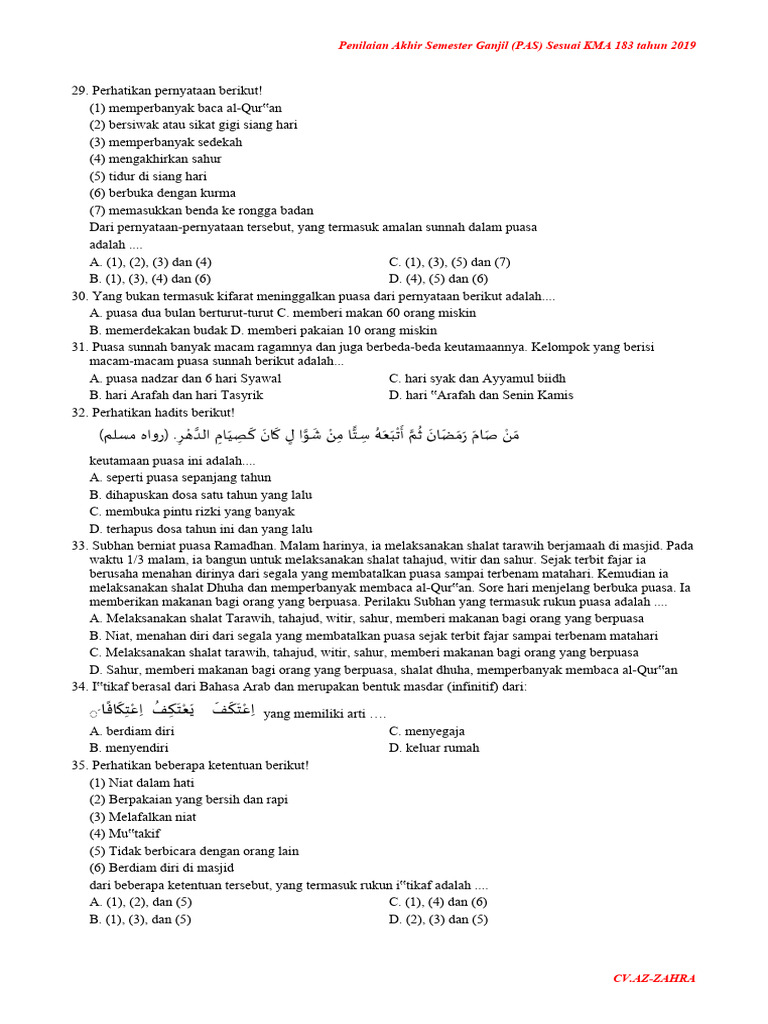 d1 - Daftar Buku Bacaan Dalam Bentuk Cetakan Di Madrasah | PDF | Agama & Spiritualitas