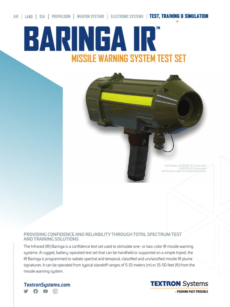 006 - TEST, TRAINING & SIMULATION - Baringa IR - SINGLE DIGITAL | PDF ...