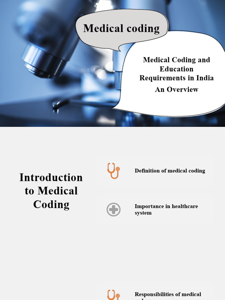 Introductin To Medical Coding | PDF