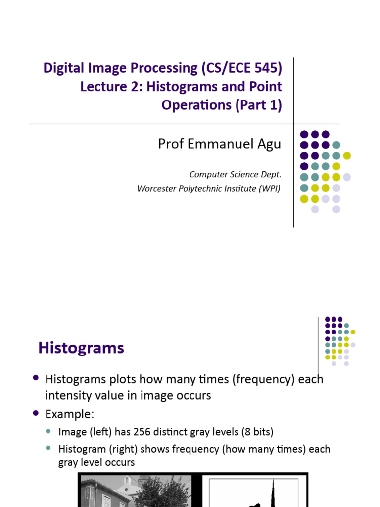 Histogram Pdf Histogram Multidimensional Signal Processing 9024