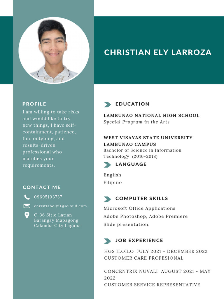 Christian Ely Larroza: Profile | PDF