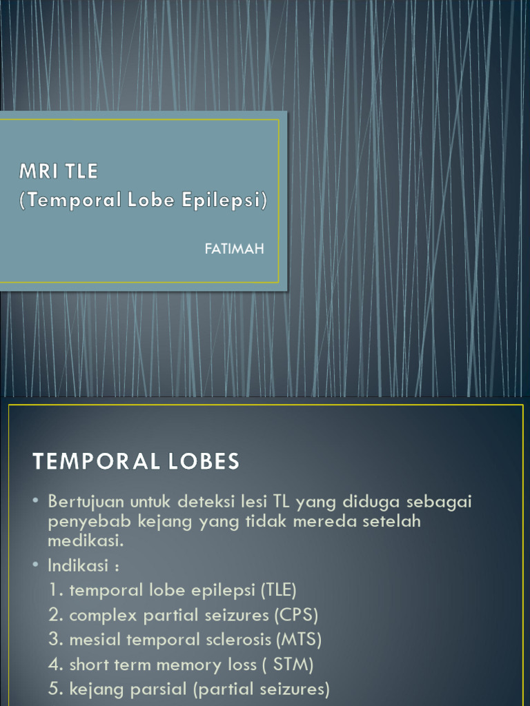 Protokol MRI untuk Epilepsi TLE | PDF