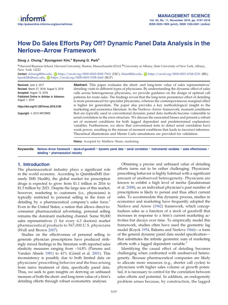 chung-et-al-2019-how-do-sales-efforts-pay-off-dynamic-panel-data-analysis-in-the-nerlove-arrow ...