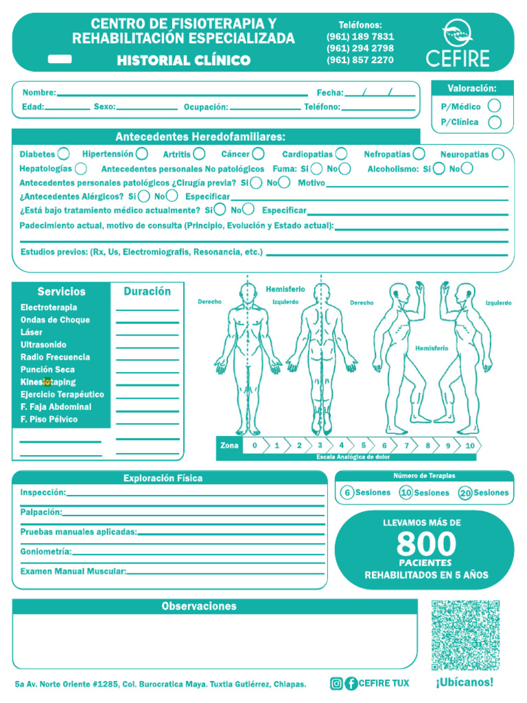 HISTORIAL CLINICO - Compressed | PDF