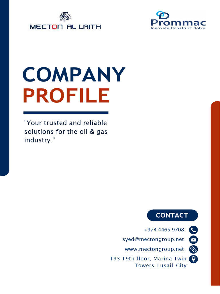 Company Profile - Mecton Al Laith 2024 | PDF | Dubai | United Arab Emirates