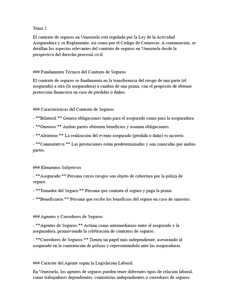 DM2 2 y 3 | PDF | Póliza de seguros | Seguro