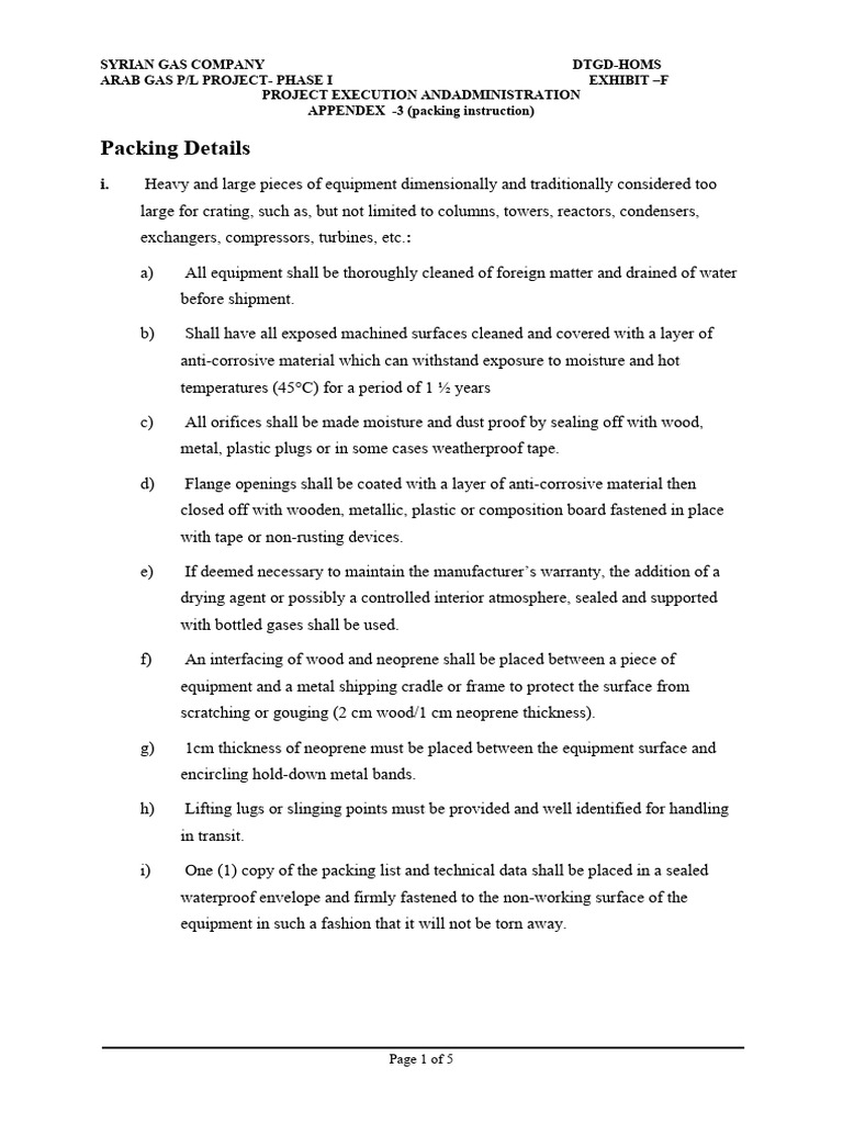 PEA APP3 | PDF | Cargo | Pipe (Fluid Conveyance)