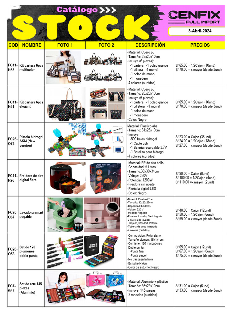 Catalogo STOCK-225 | PDF