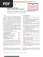 ASTM D471-16a: Rubber Liquid Resistance | PDF | Motor Oil | Petroleum
