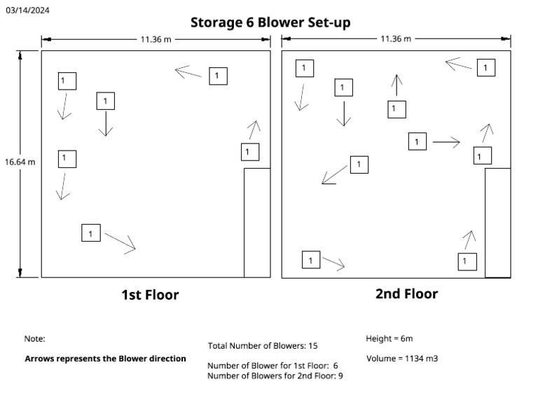 Storage 6 Blower Layout | PDF