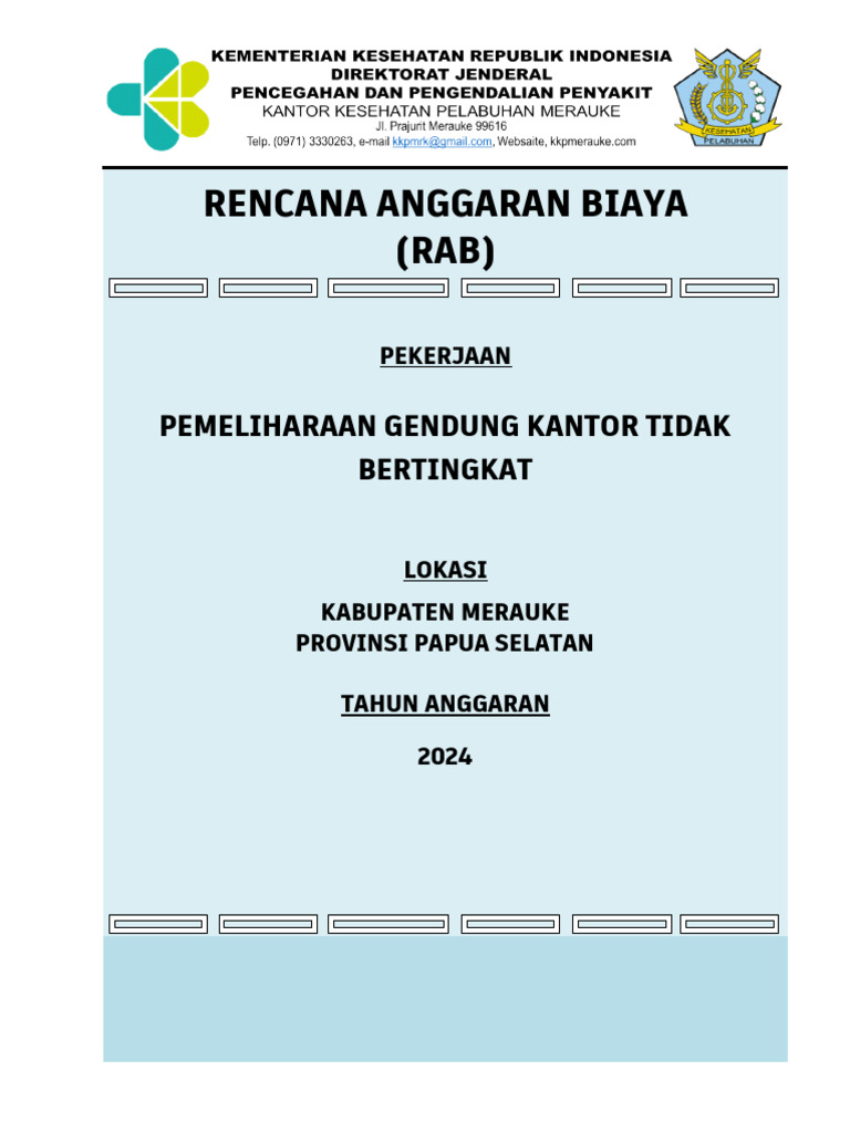 RAB K.Induk 2024 | PDF