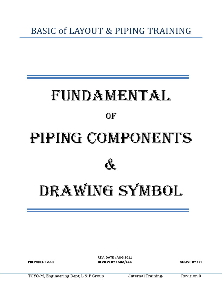 Fundamental of Piping Component Terms & Drawing Symbols - TOYO | PDF ...