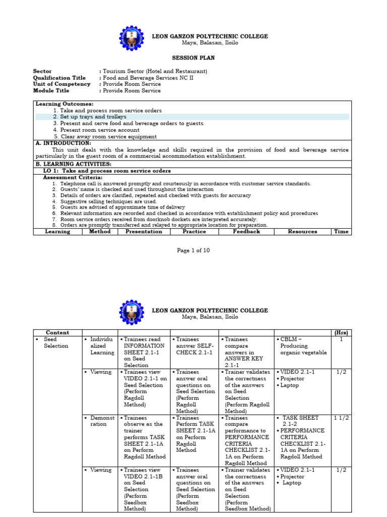 4 SessionPlan Your POLIDO | PDF | Agriculture | Pesticide