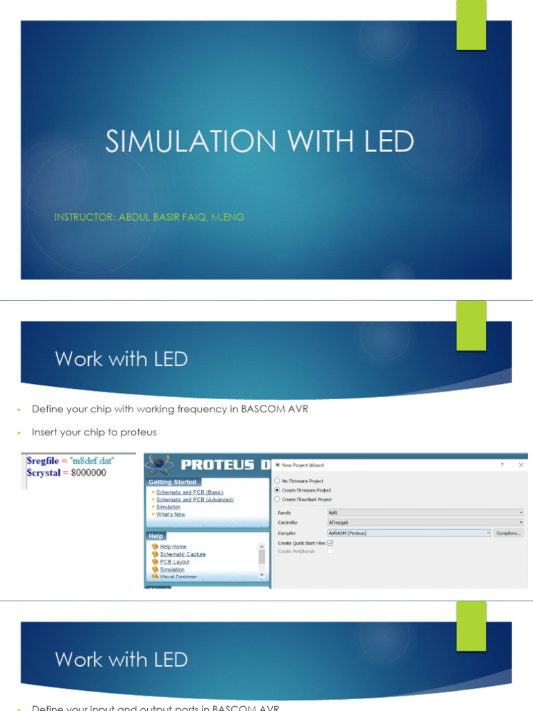 8 - Simulation With LED | PDF