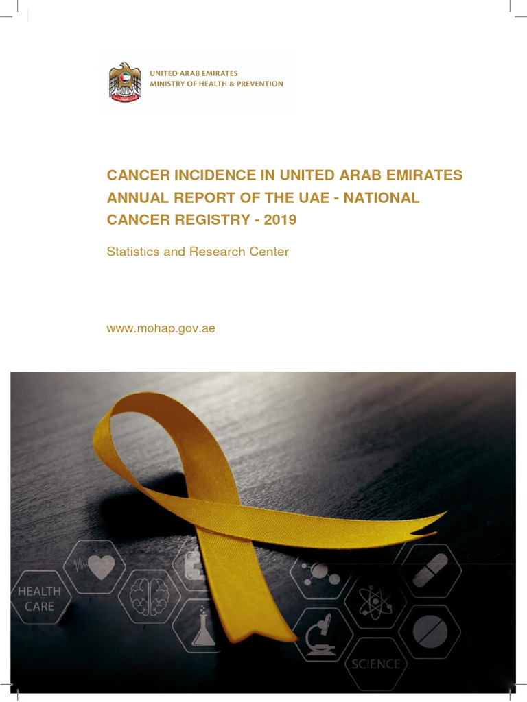 UAE Cancer Incidence Report 2019 | PDF | United Arab Emirates | Cancer