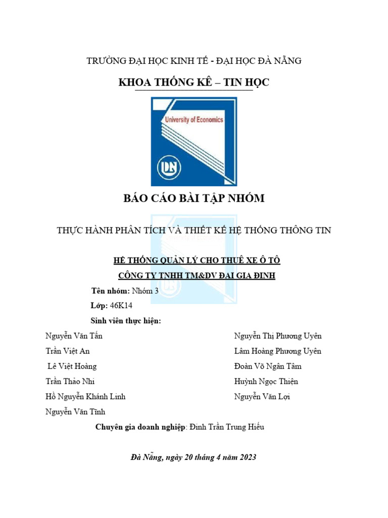 THPTTK Nhóm3 1 | PDF