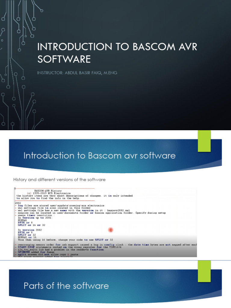 2 - Introduction To Bascom AVR Software | PDF | Computer Program | Programming