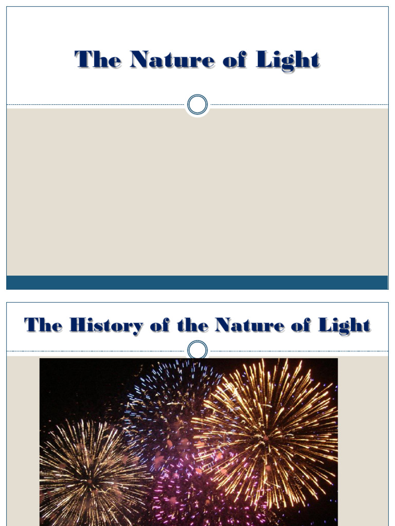 The Dual Nature of Light REVIEWER | PDF | Light | Photon