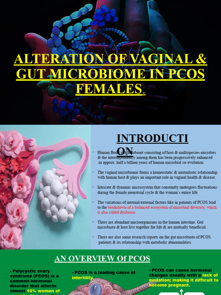 Alternation of Vaginal & Gut Microbiome in Pcos (Autosaved) | PDF ...