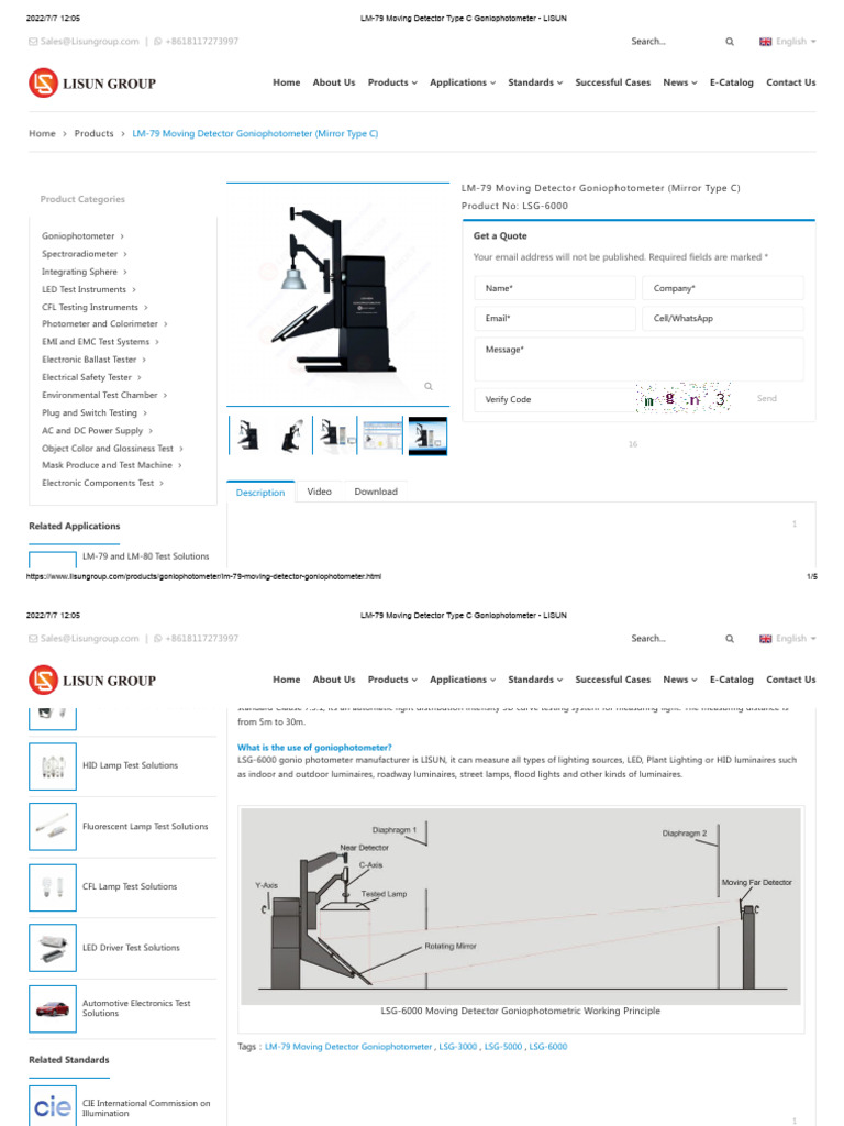 Ies LM 79 2019 | PDF | Light Emitting Diode | Lighting