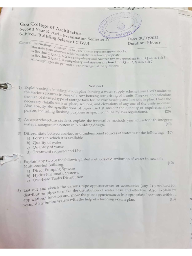 BS Sem IV - QPs | PDF