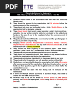 Essential Orientation Points For Grade 6 & 8 Ministry Exams | PDF