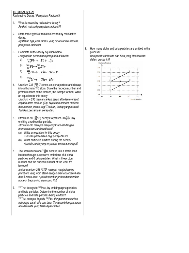 Tutorial Radioaktif | PDF | Radioactive Decay | Isotope