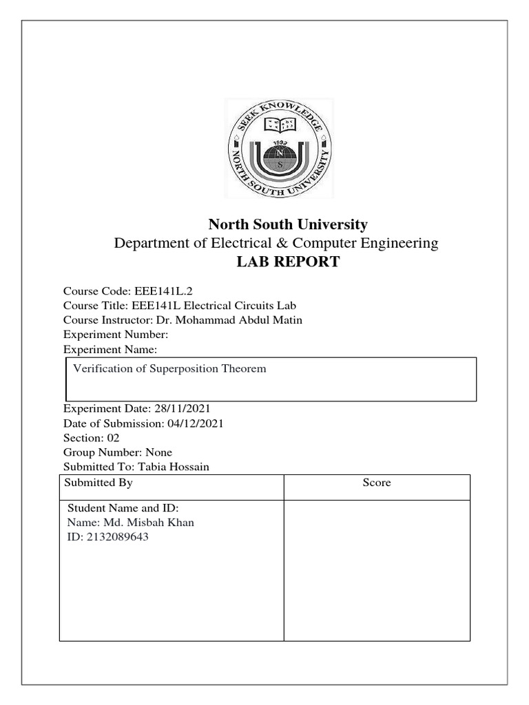 Lab 5 Report Pdf Electrical Network Network Analysis Electrical