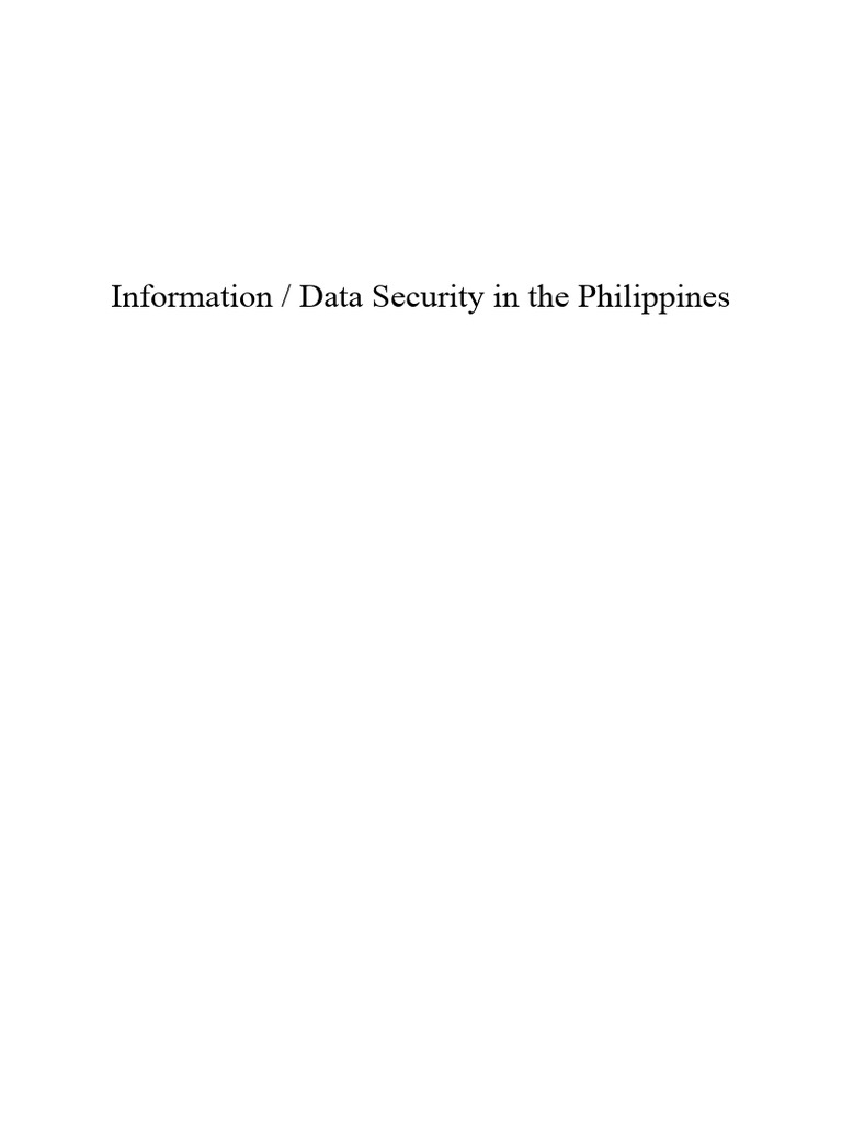 Data Security | PDF | Information Security | Security