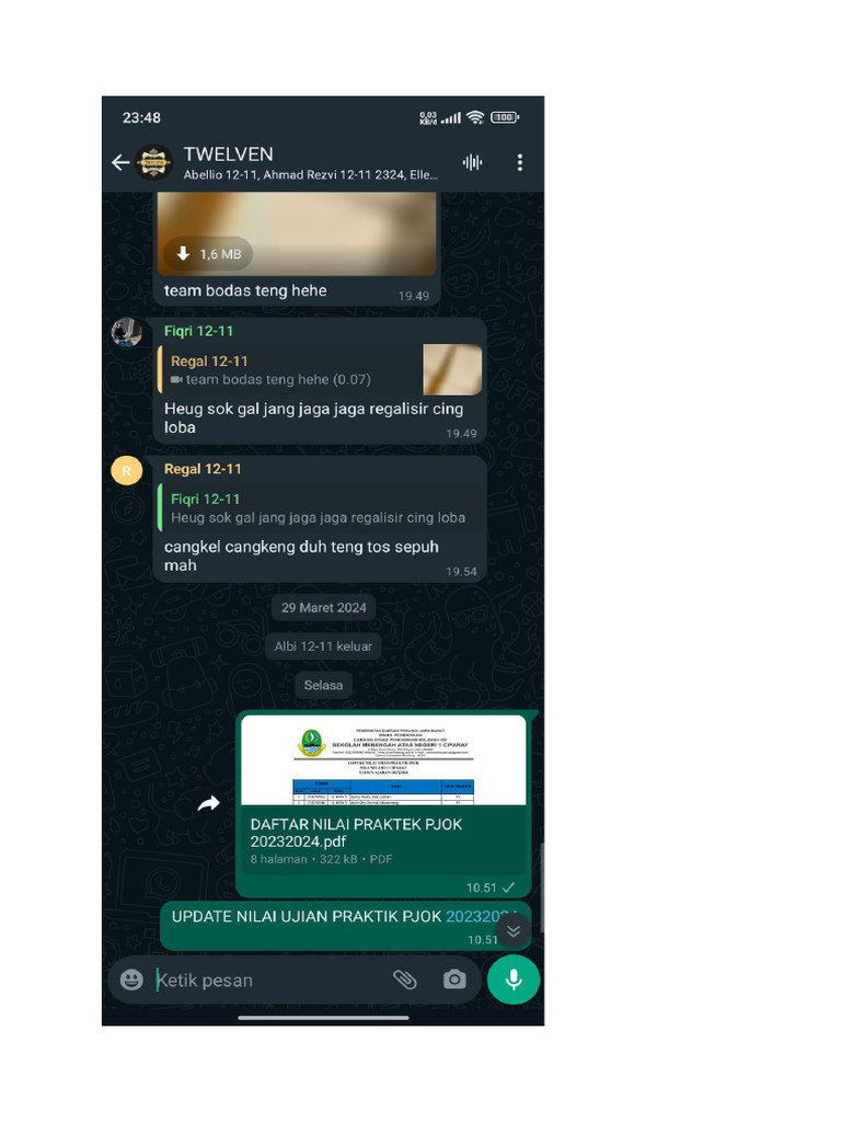 Bukti Pemantauan Siswa 12-IPS-3 | PDF