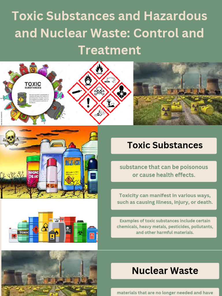 Toxic Substances and Waste Management | PDF | Waste | Toxicity