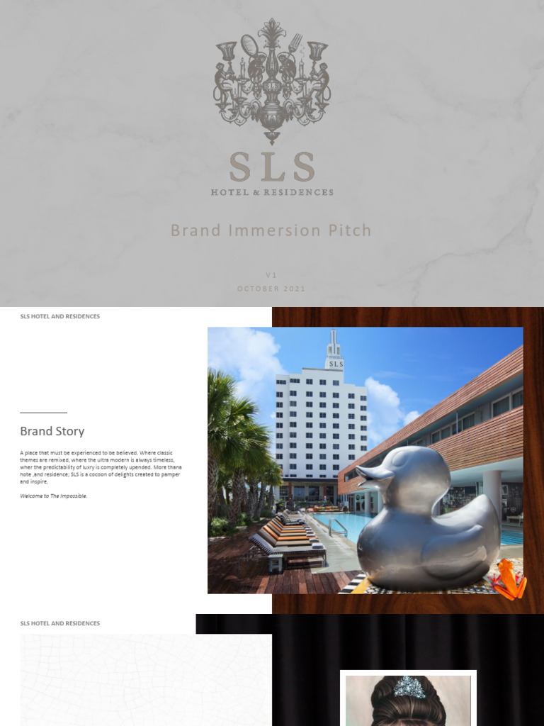 01_EN SLS Brand Immersion Brochure October 2021 | PDF | Resort | Hotel