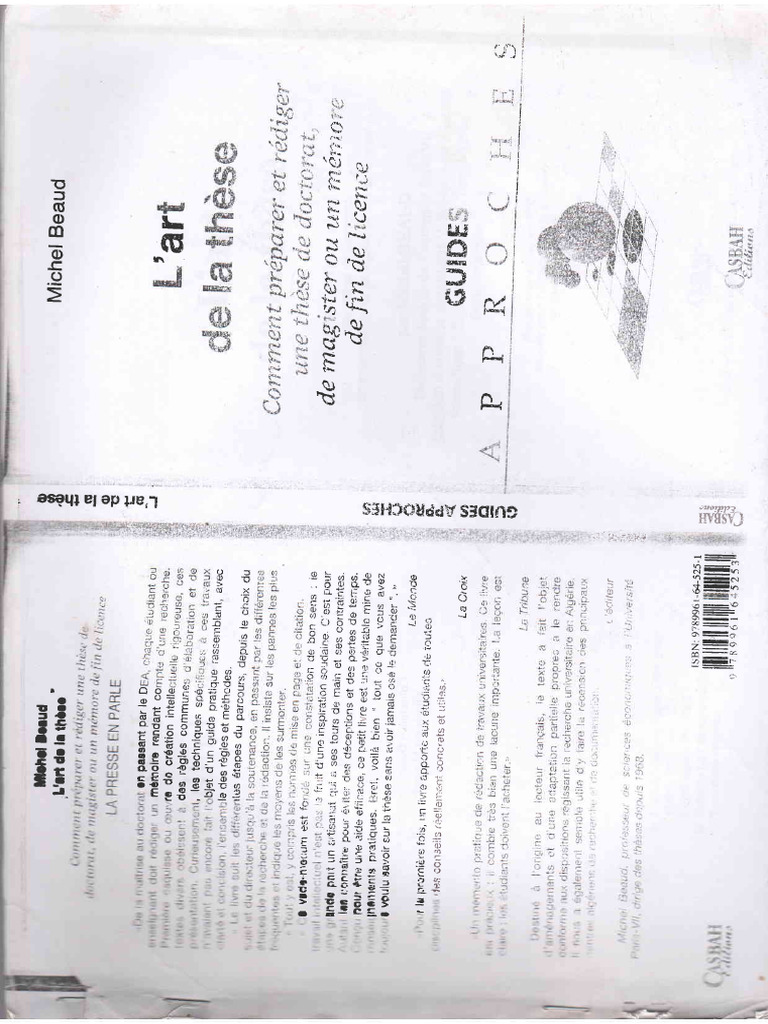 L Art de La These de Michel BEAUD PDF | PDF
