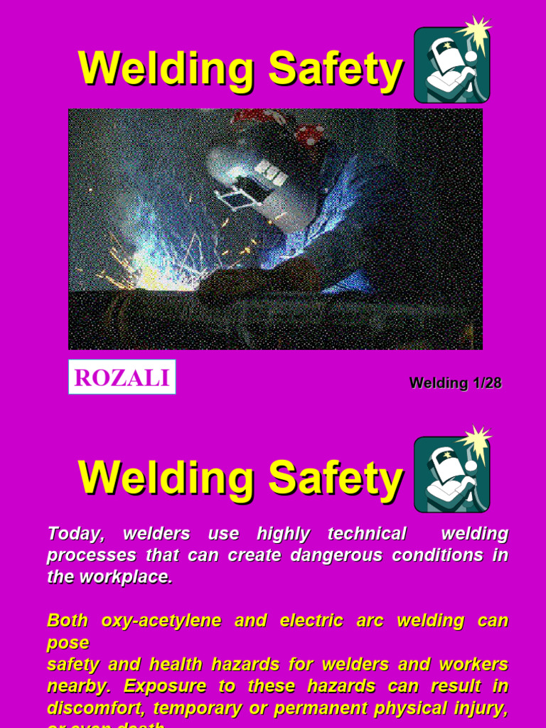 Welding Safety Iiii | PDF | Welding | Construction