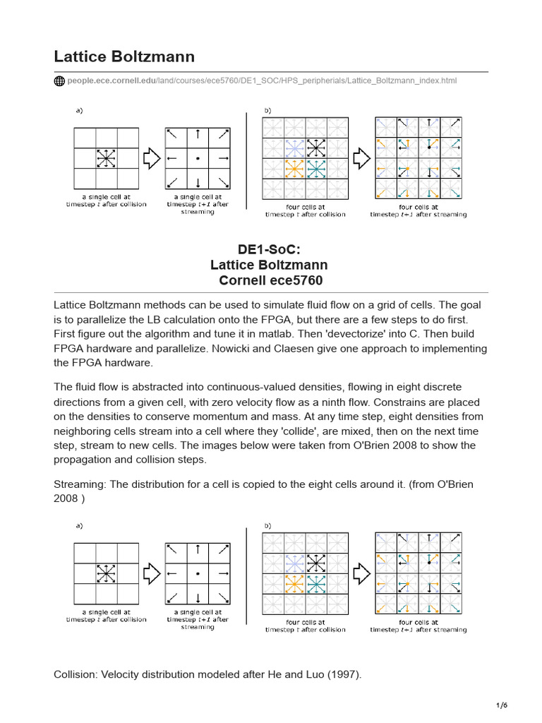 People - Ece.cornell - Edu-Lattice Boltzmann | PDF | Vortices ...