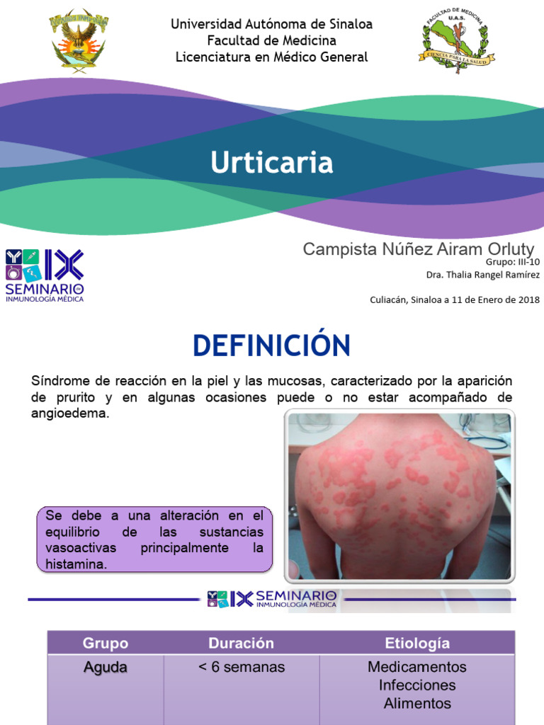 10 - Urticaria | PDF | Alergia | Inmunología