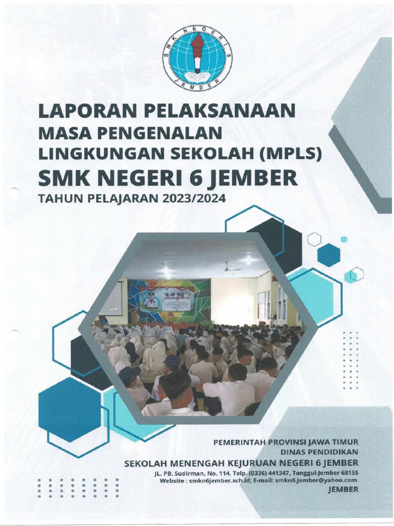 LAPORAN_MPLS_SMKN_6_JEMBER_TP. 2023-2024 | PDF