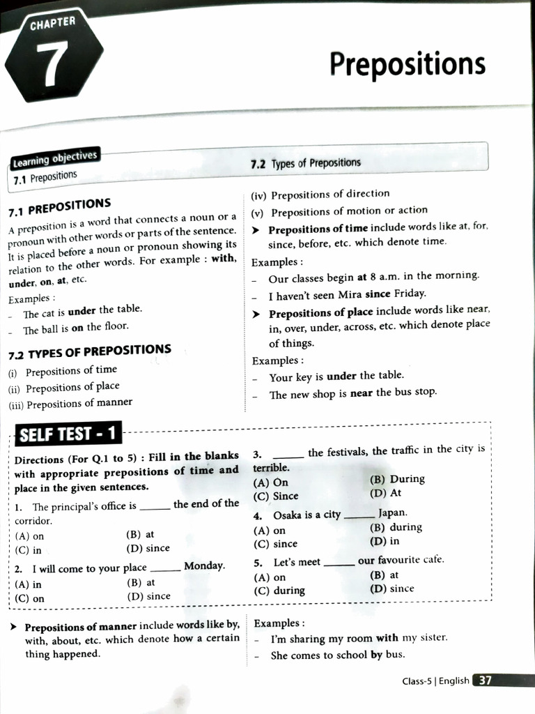 preposition Olympiad | Download Free PDF | Preposition And Postposition ...