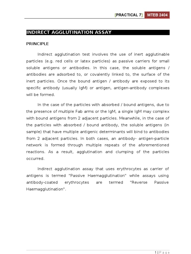 Rheumatoid Factor (RF) Latex Slide Test | PDF | Antibody | Antigen