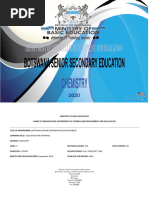 Bsse & Bgcse Mock Examination Draft Time Table 2025 | PDF | Science | Inquiry