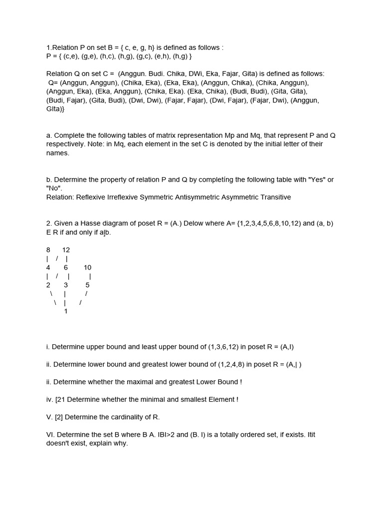 matdis | PDF | Mathematical Concepts | Computational Complexity Theory