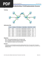 4.4.9 Packet Tracer - Troubleshoot Inter-VLAN Routing - Physical Mode - ILM | PDF | Computer ...