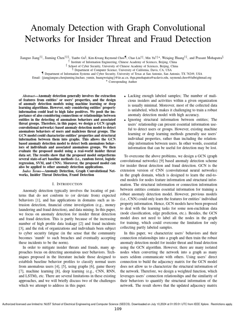 2 Anomaly Detection With Graph Convolutional Networks For Insider ... 2 Anomaly Detection With Graph Convolutional Networks For Insider ...